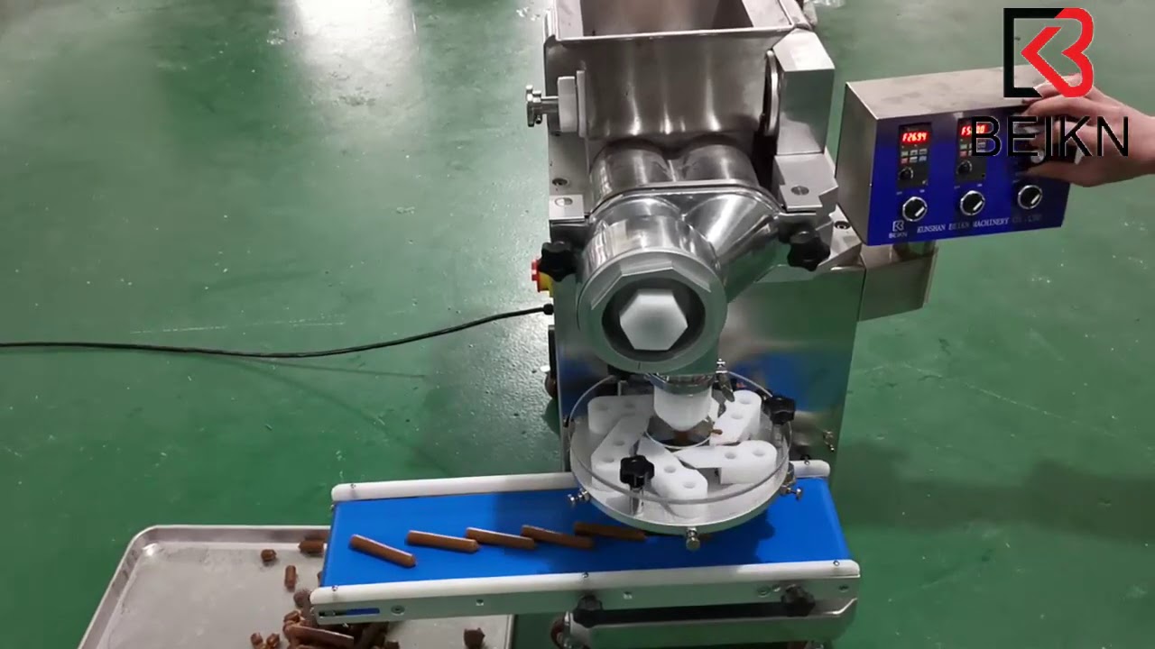 kroketten/croquettes making machine - YouTube