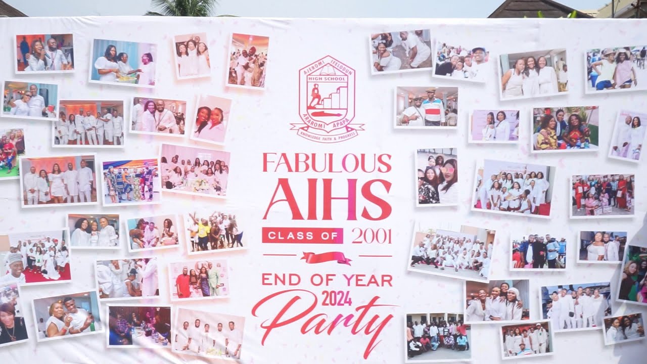 FABULOUS AIHS CLASS OF 2001 END OF YEAR 2024 PARTY 1 - YouTube