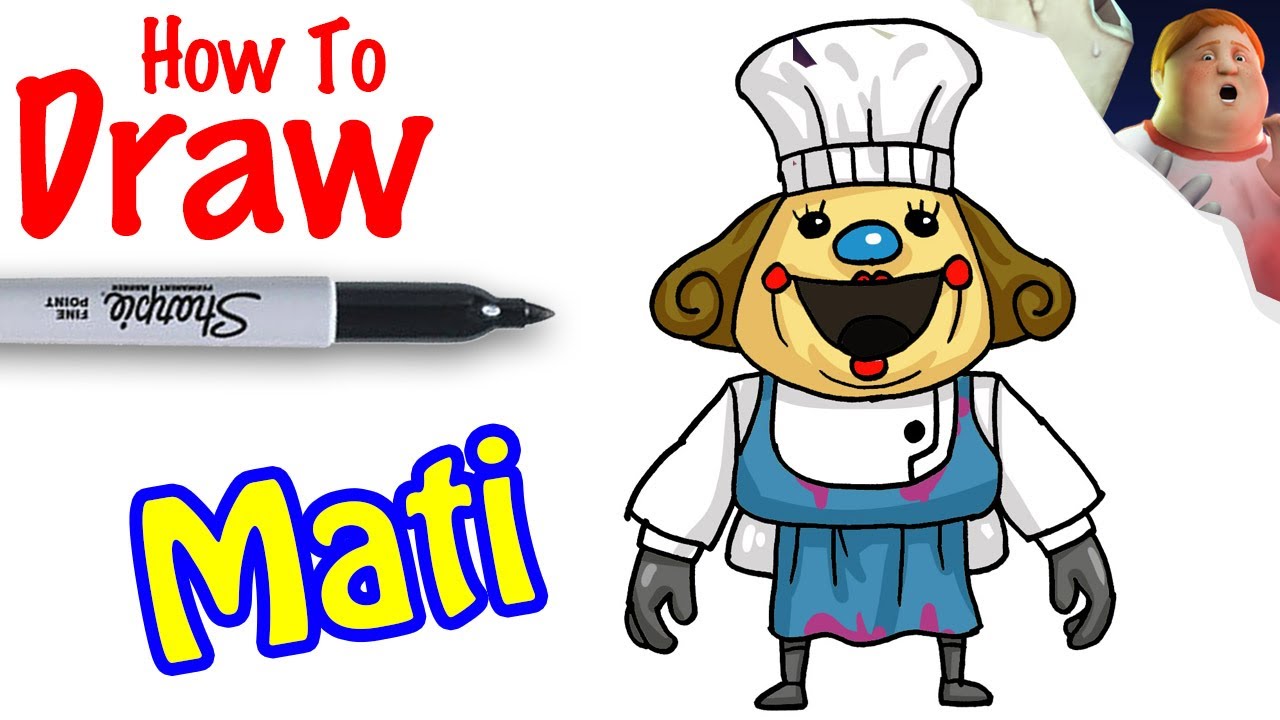 How to Draw Mati | Ice Scream 6 - YouTube