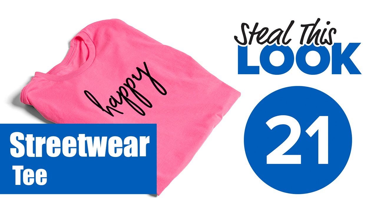 Steal This Look #21 - Concert T-Shirt with Flock HTV - YouTube