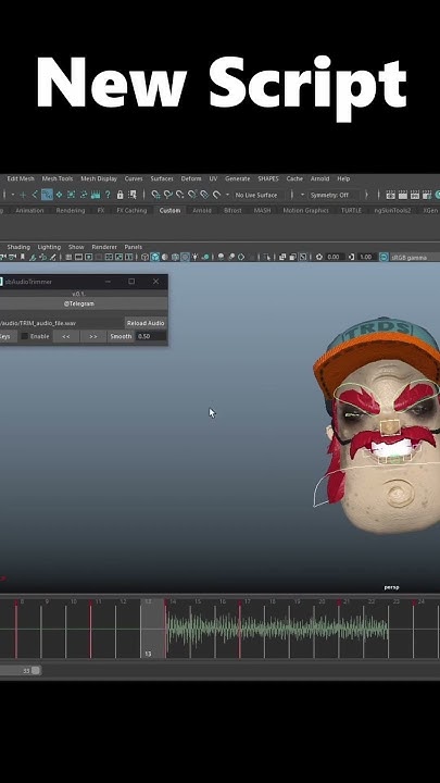 sbAudioTrimmer / Script for Audio Editing in Autodesk Maya - YouTube