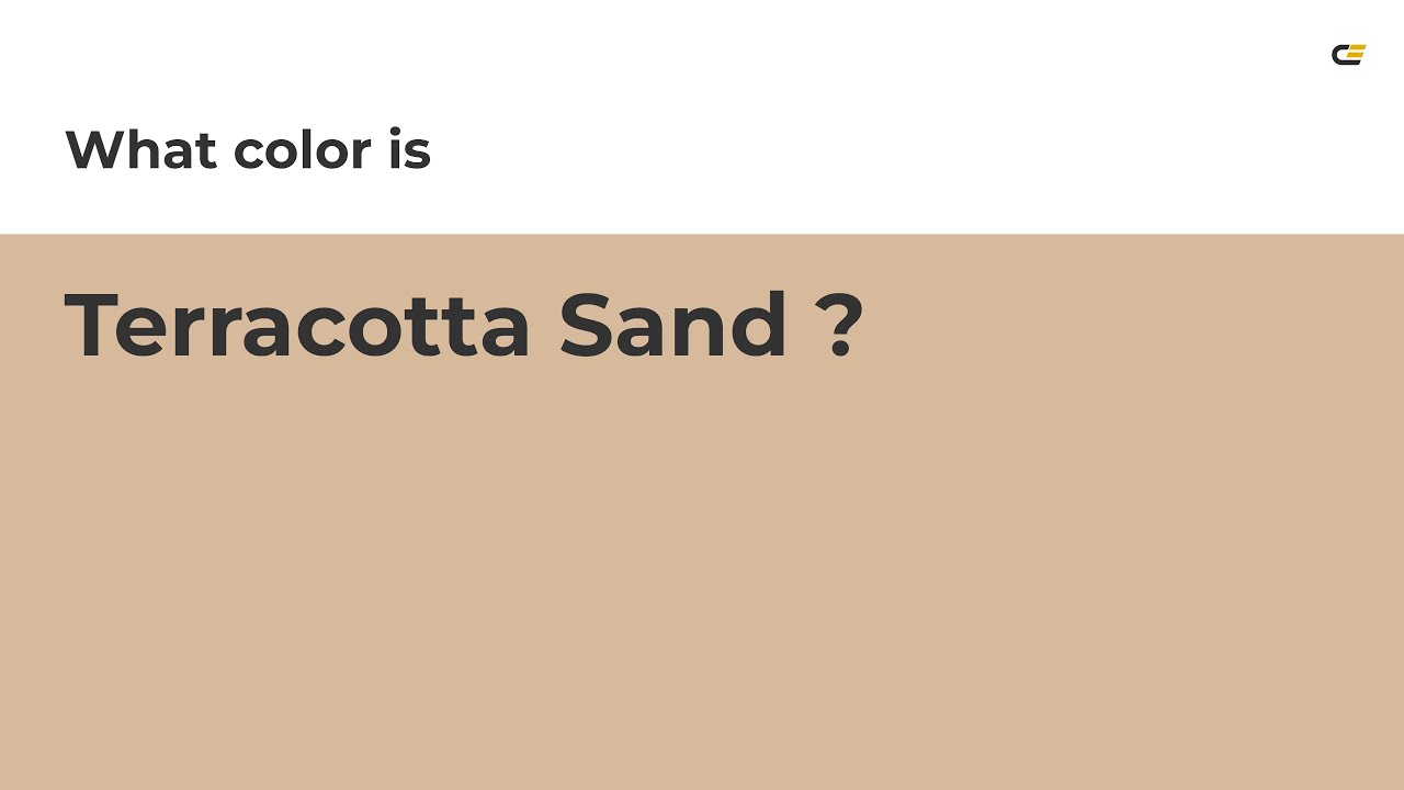 Paint Color Terracotta Sand