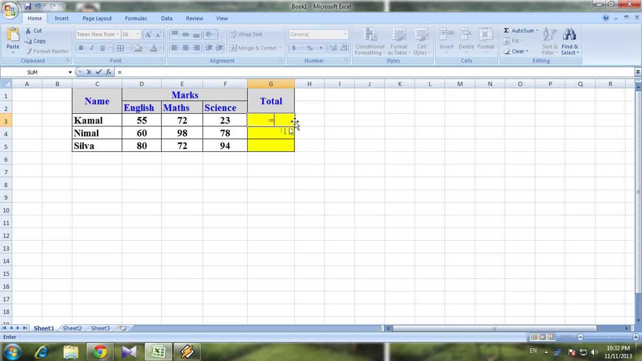 How To Use The Sum Function In Microsoft Excel YouTube How To Use The Sum Function In Microsoft Excel YouTube