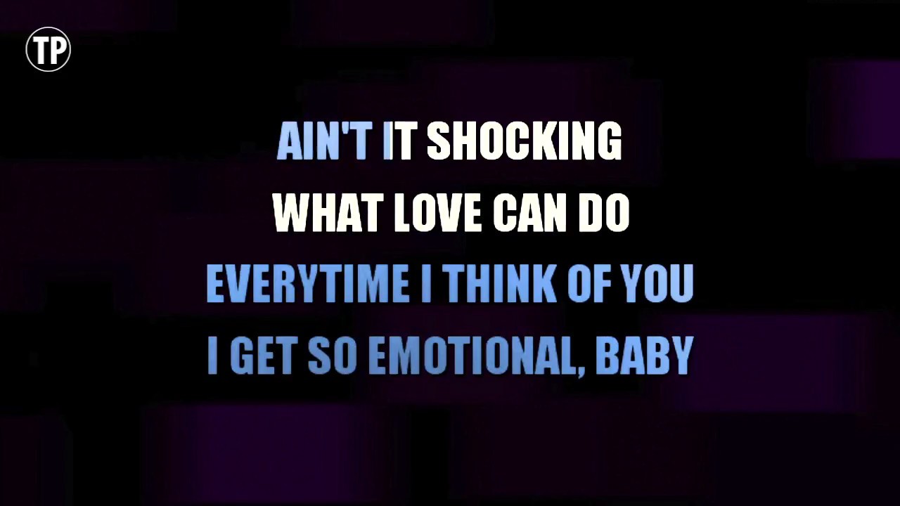 Whitney Houston - So Emotional (Karaoke Version) - YouTube
