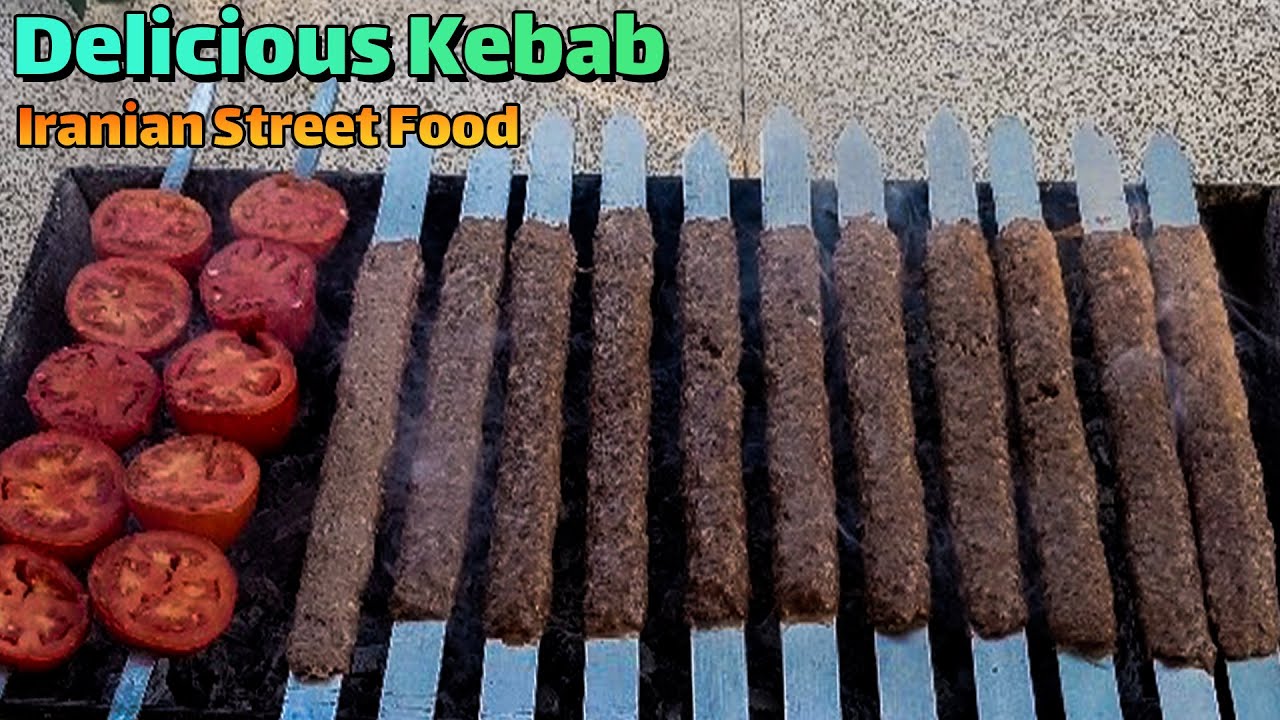 Iranian Kebab Street Food 🤩 Delicious Kebab 😋 Butter and kebab 😍 ...