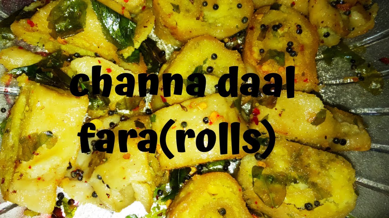 Easy Chana daal rolls(farey) recipe - YouTube