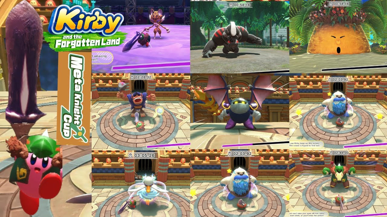 Kirby and the Forgotten Land Meta Knight Cup - YouTube