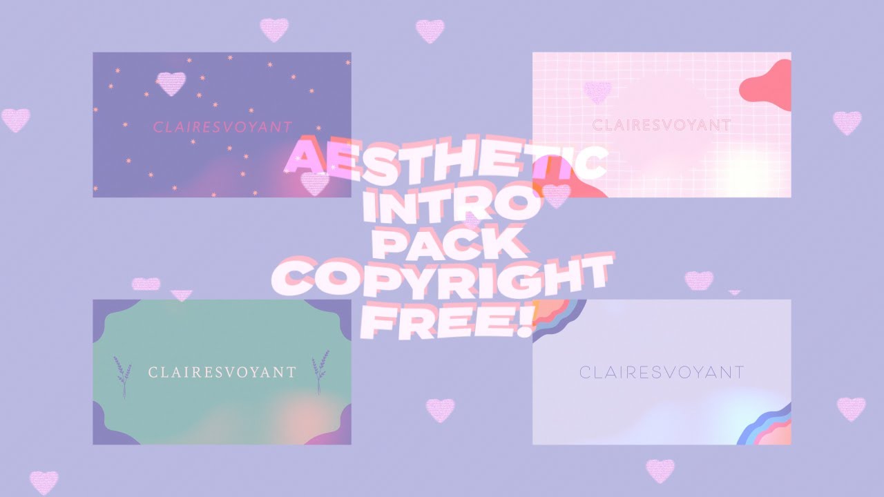 FREE AESTHETIC INTRO TEMPLATE PACK 2020 - YouTube