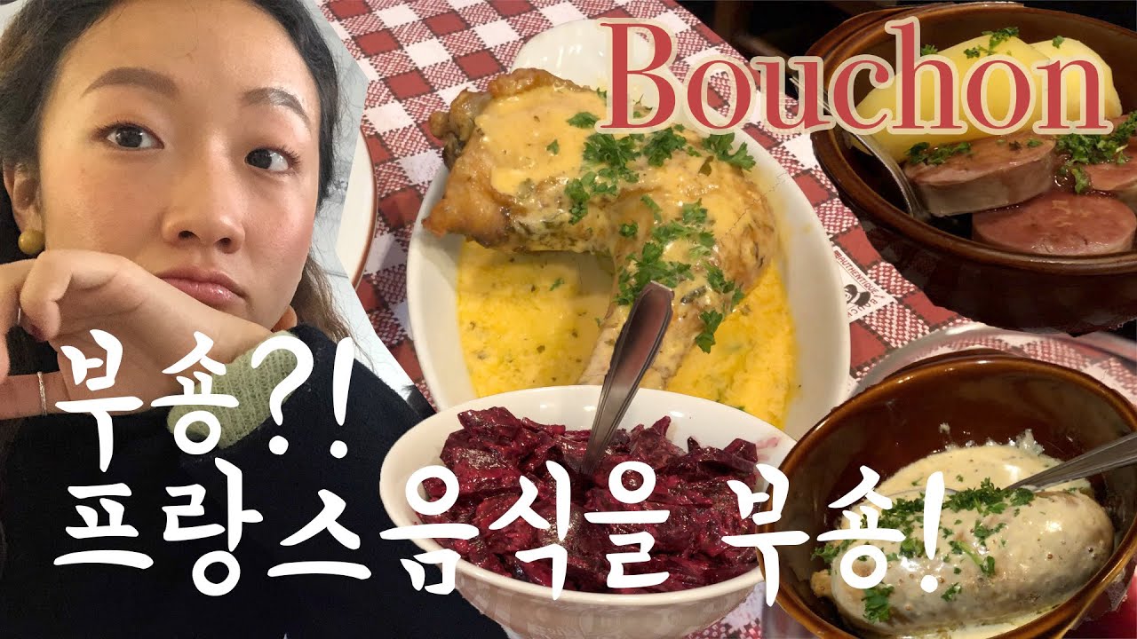 히피호피 Vlog 부숑 프랑스 전통요리 코스로 먹기 프랑스 리옹 12편 쇼핑하기 유학생활 유럽여행 Bouchon Youtube