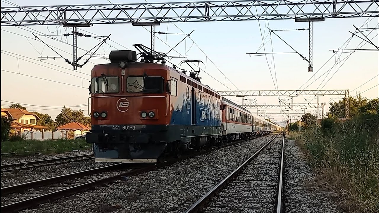 SRB SV 441 601 And OPTIMA Express Agency Passenger Train Markovac srb-sv-441-601-and-optima-express-agency-passenger-train-markovac