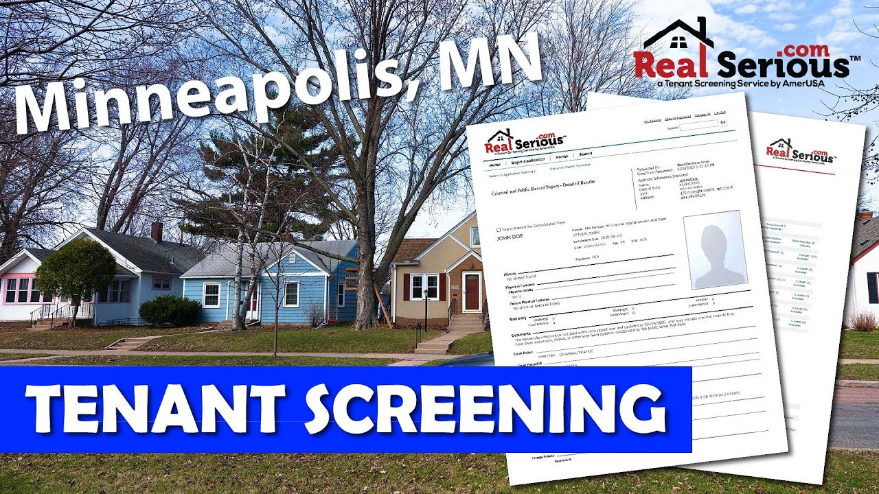 Minneapolis MN Tenant Screening Services for Landlords & Real Estate ...