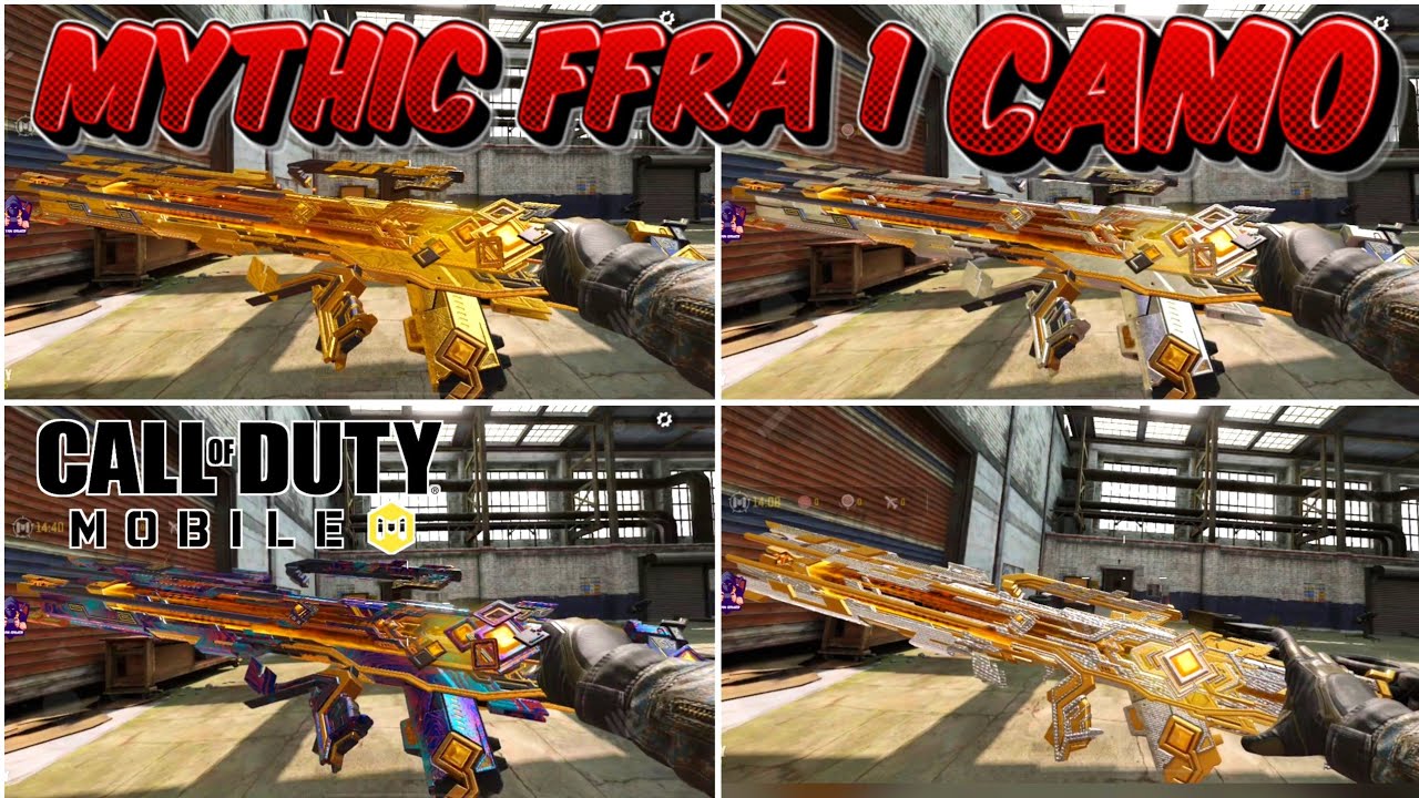 Mythic FFAR 1 With Como Gold - Platinum - Damascus - Diamond Showcase ...