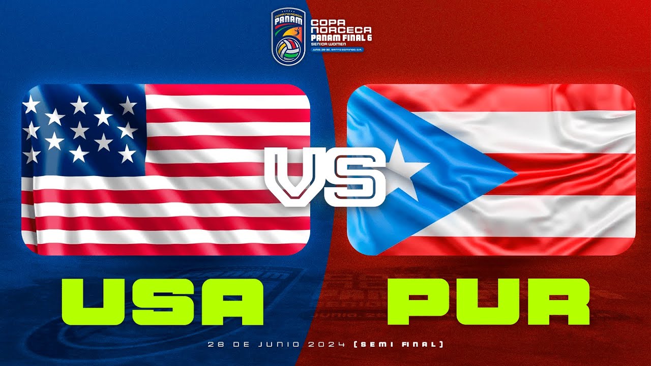 ESTADOS UNIDOS VS PUERTO RICO - COPA NORCECA PANAM FINAL SIX 2024 - YouTube