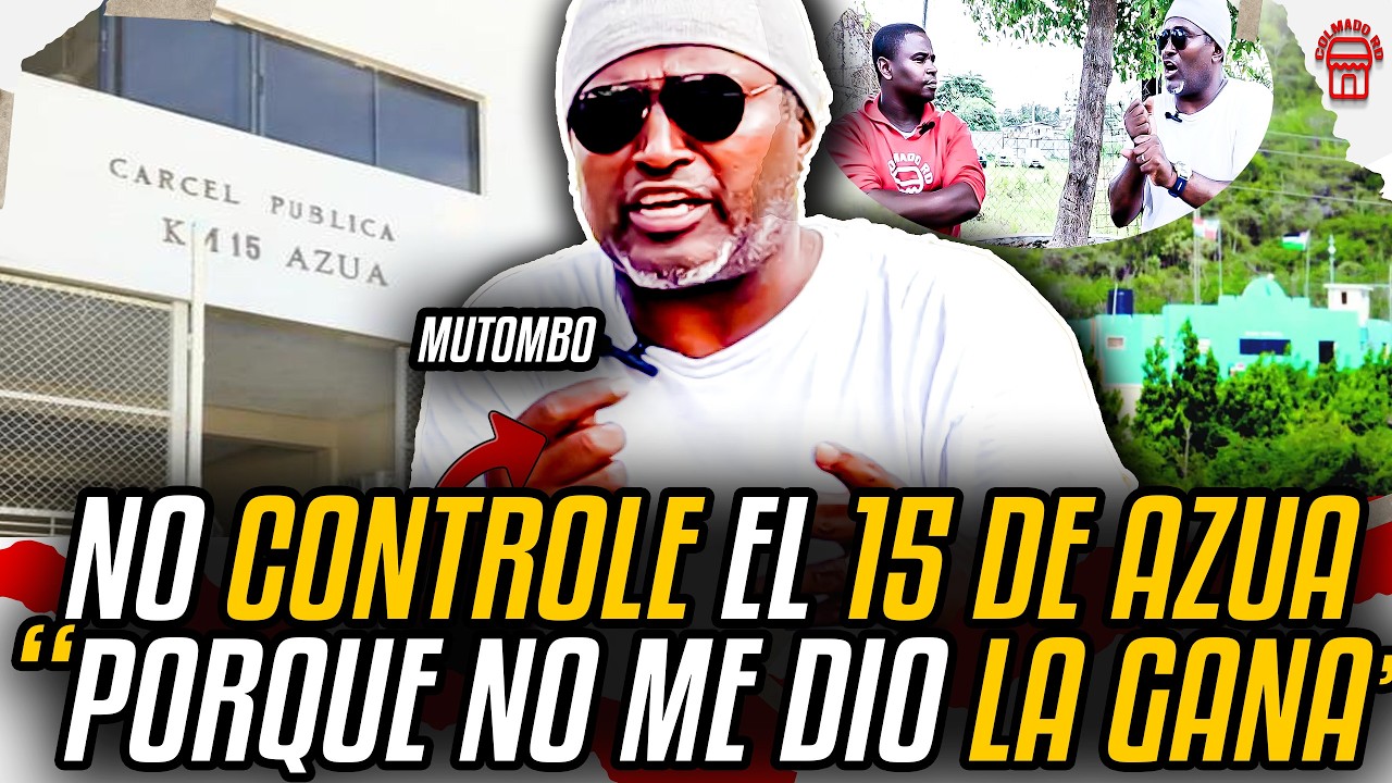 NO CONTROLO EL 15 DE AZUA PORQUE NO LE DIO LA GANA - VIVENCIAS ...