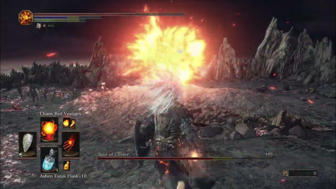 Dark Souls 3 - Soul of Cinder boss fight (pyromancy cast build) - YouTube