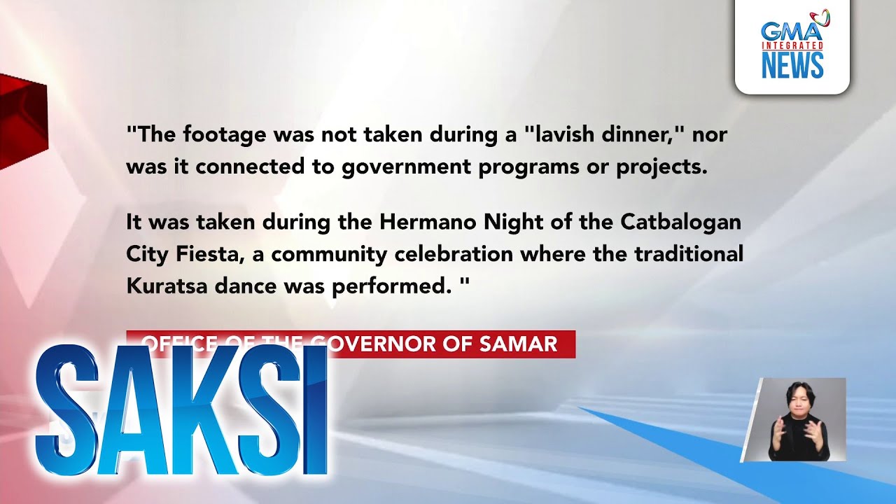 Saksi: (Part 3) Samar Governor Sharee Ann Tan, nagpaliwanag sa video ...