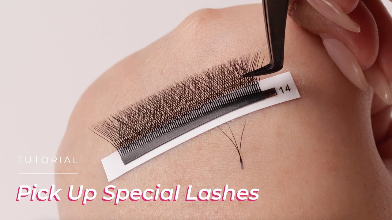 How To Pick Up Special Lashes: YY, W, Clover, Fairy Lashes - YouTube
