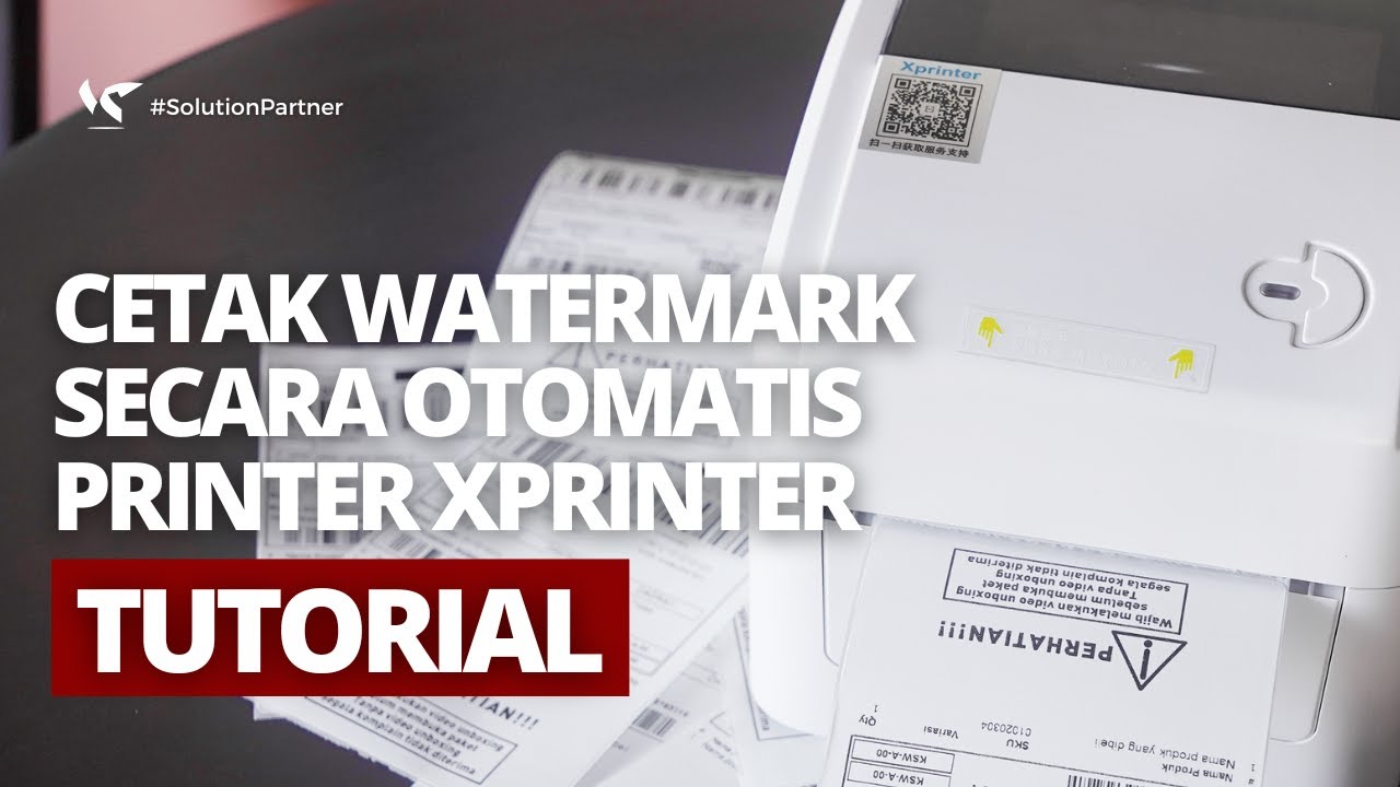CARA CETAK RESI PAKAI WATERMARK SECARA OTOMATIS DI PRINTER LABEL ...