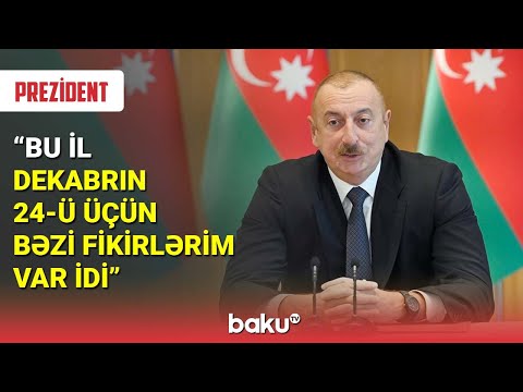 İlham Əliyev doğum gününü qeyd etməsindən danışdı - BAKU TV