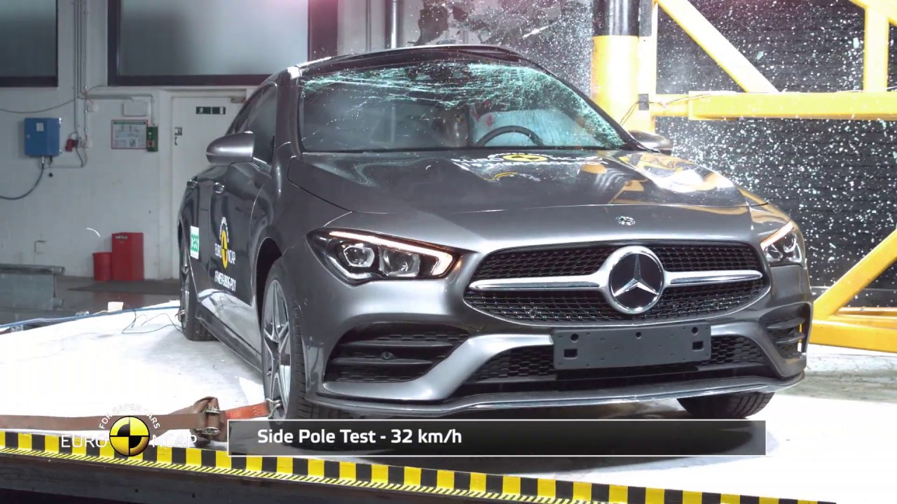 Mercedes-Benz CLA Crash Test | Safest Cars Of 2019 - YouTube