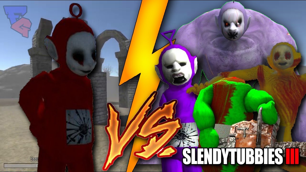 PO VS. LOS SLENDYTUBBIES MÁS PODEROSOS!! | Slendytubbies 3 Sandbox ...