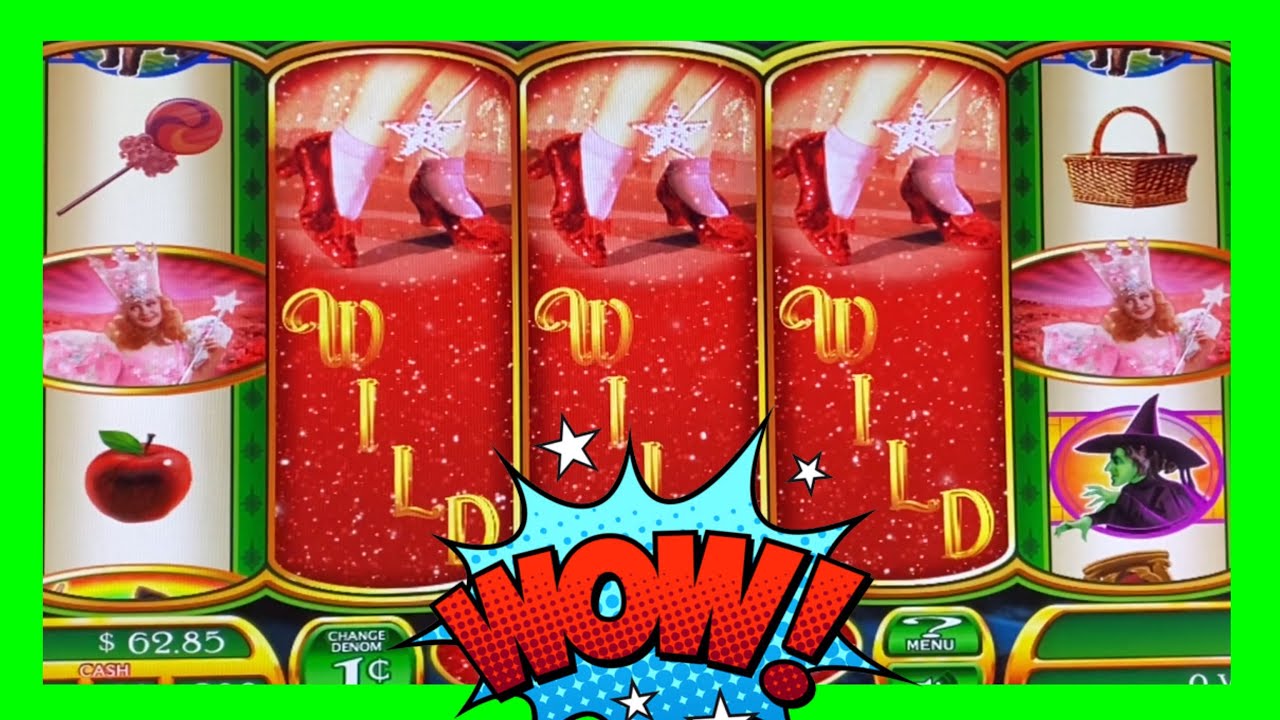 MY 3RD BIGGEST WIN ON RUBY SLIPPERS EVER!!! Old School WMS Slot Machine ...