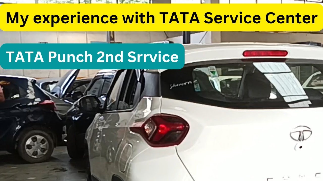 MY experience while tata punch 2nd service || Punch 2nd Service process ...