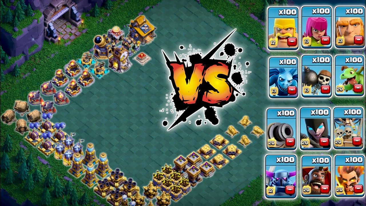 Mastering Builder Base Formation 2.O| Builder Base Defense VS All ...