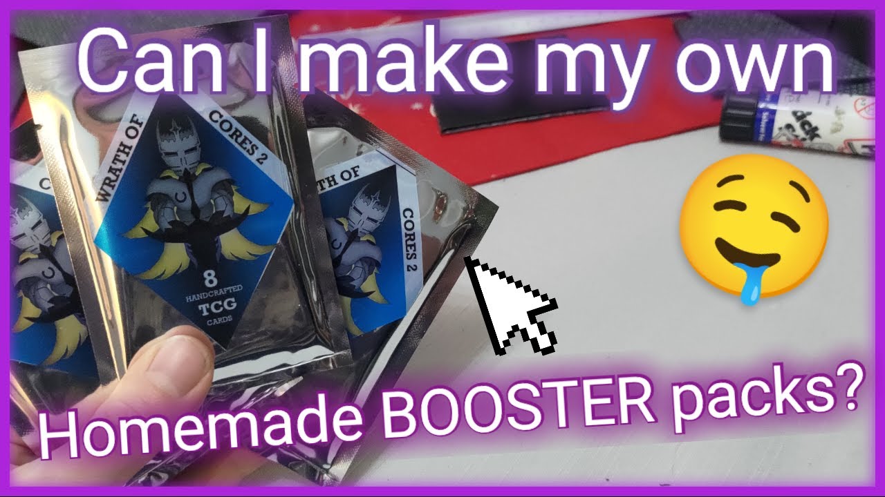 How I'm making Custom Homemade TCG booster packs! - YouTube