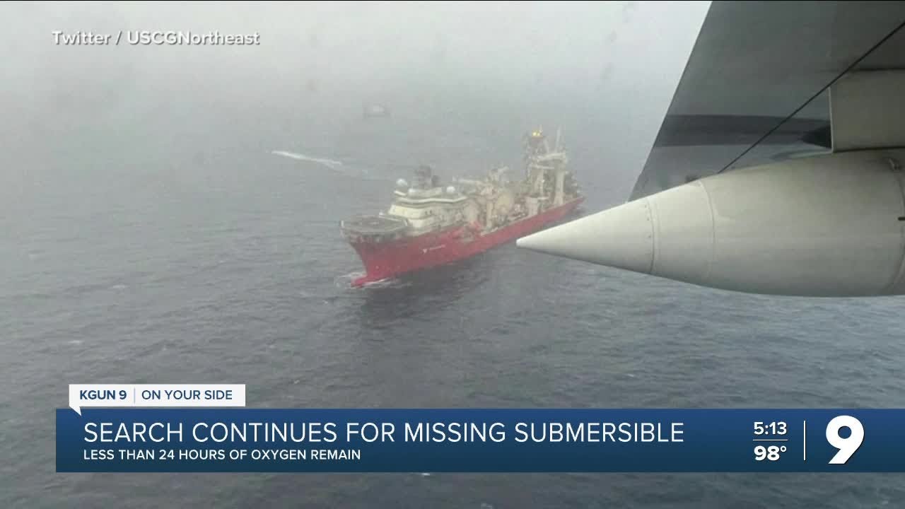 Search continues for missing submersible - YouTube