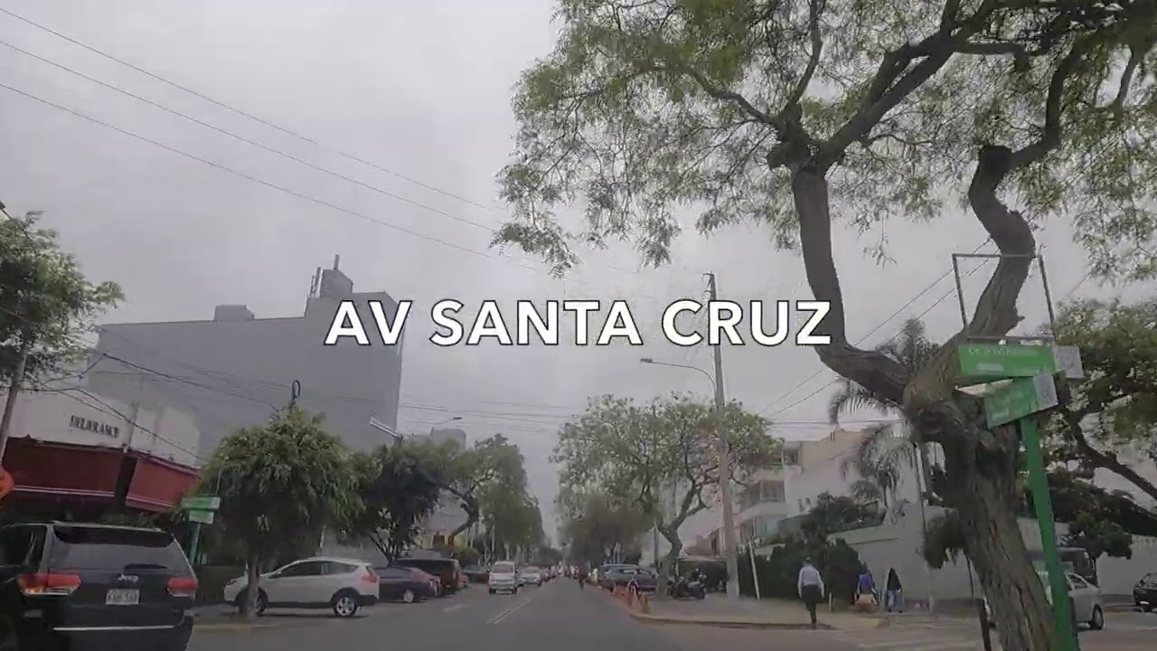 LIMA PERÚ:AV SANTA CRUZ Y AV ANDRÉS ARAMBURÚ:05 DE NOVIEMBRE DE 2020 ...