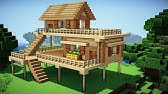 MINECRAFT TUTO COMMENT FAIRE UNE MAISON EN BOIS ? - YouTube
