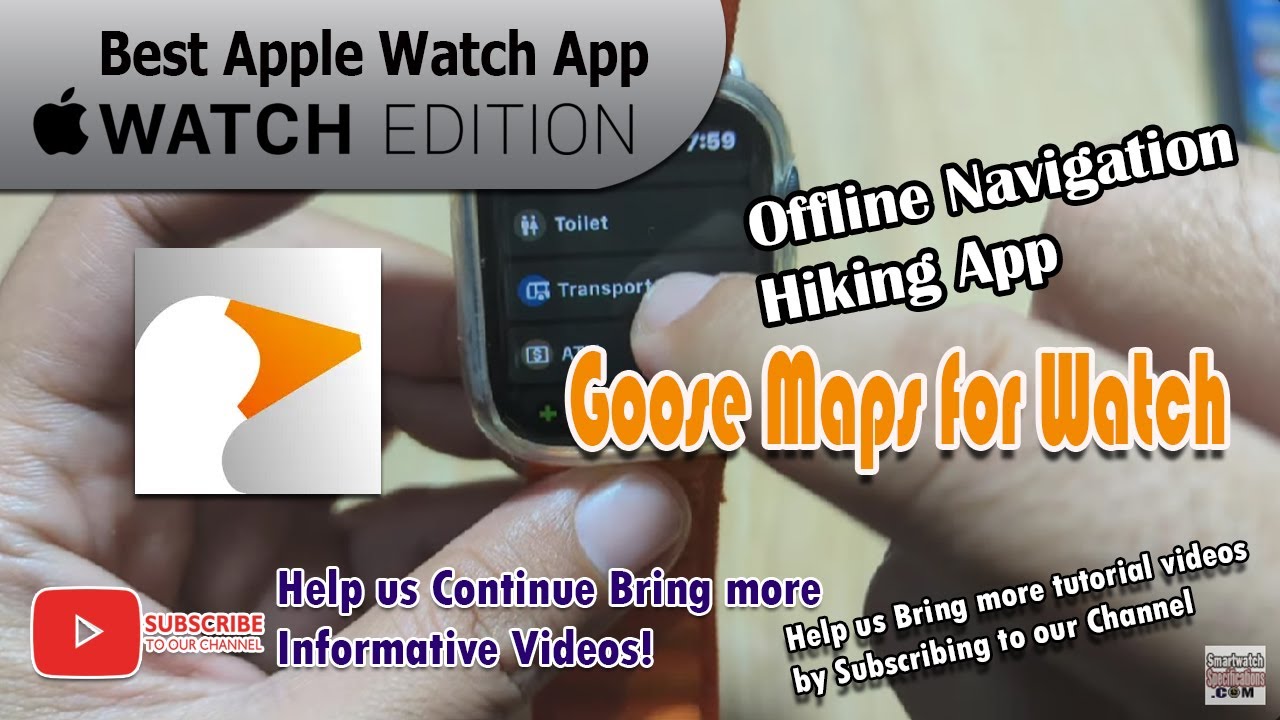 Best Apple Watch Apps: Goose Maps, Best Offline Map for Apple Watch ...