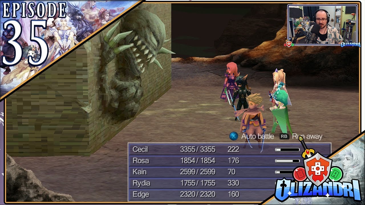 Final Fantasy IV - Sealed Cave Basement Floor 4, The Dark Crystal ...