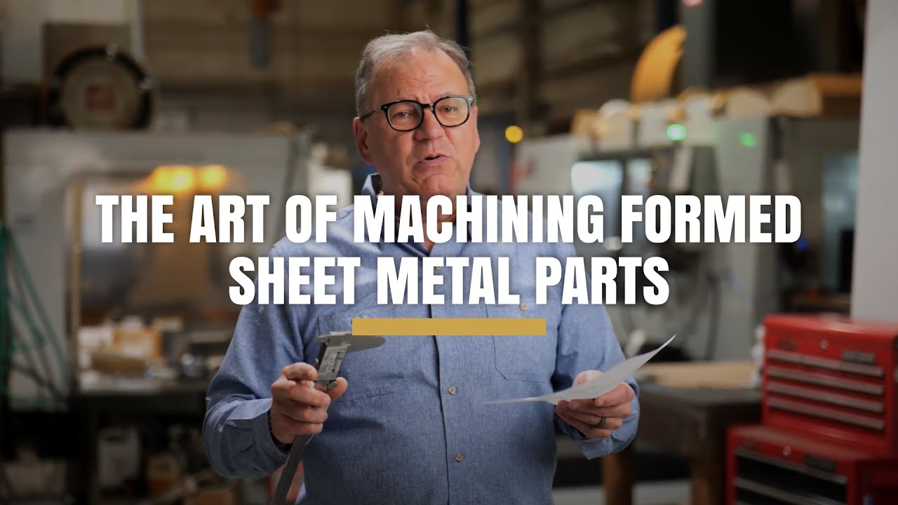 The Art of Machining for Sheet Metal Parts - YouTube