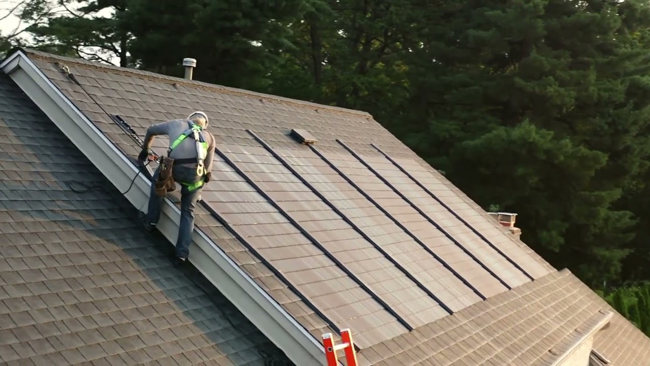 GAF Energy Timberline Solar Shingles - YouTube