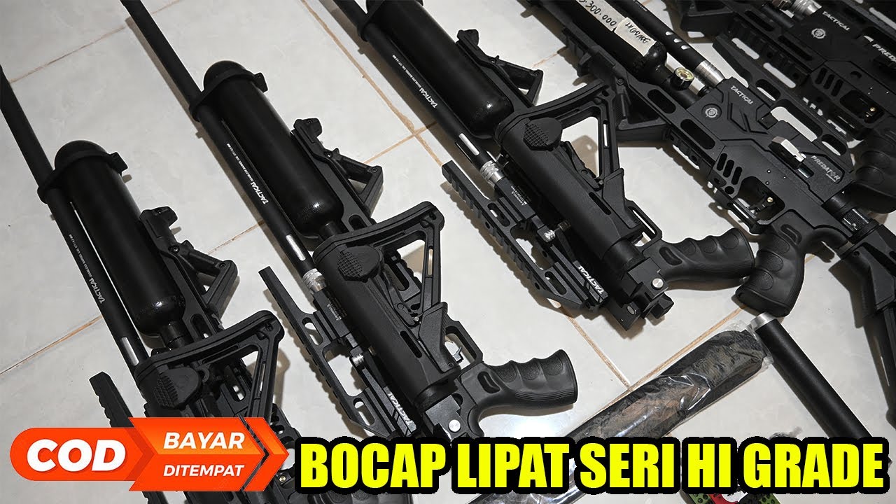 Harga dan stok baru senapan angin PCP BOCAP PREDATOR 500CC LIPAT SERI ...