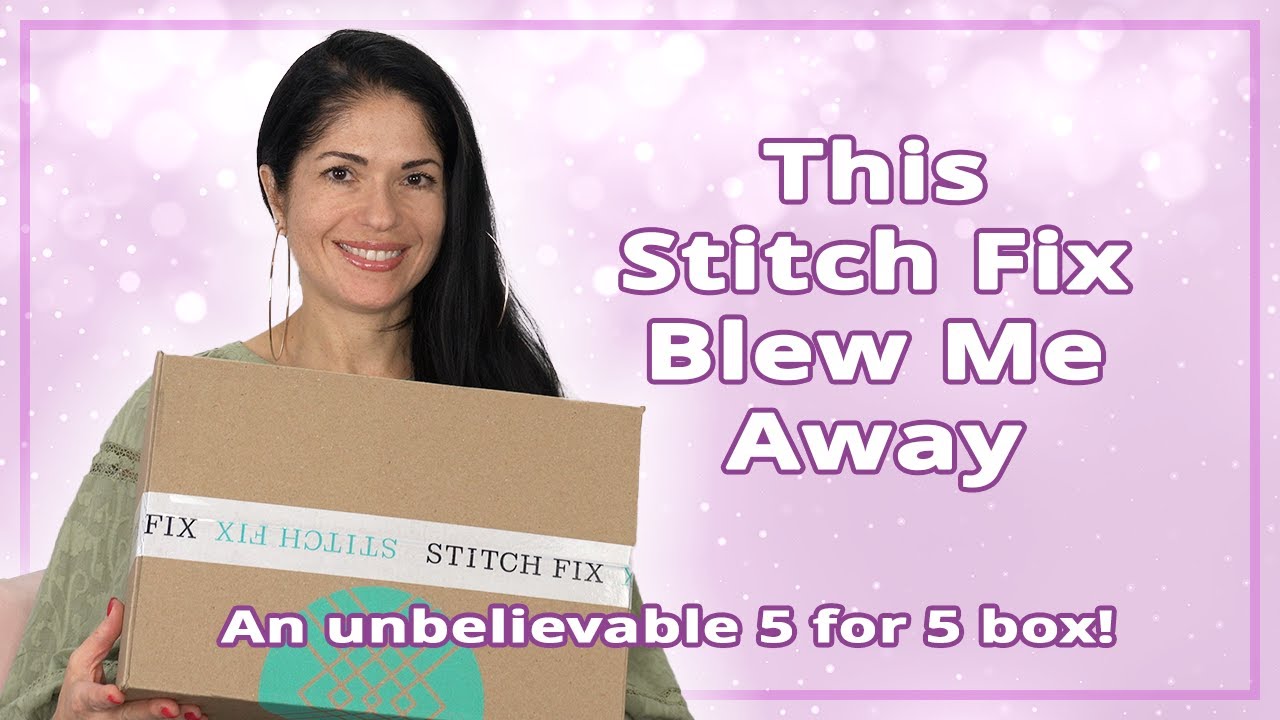 A Rare 5 for 5 Stitch Fix Unboxing? - YouTube