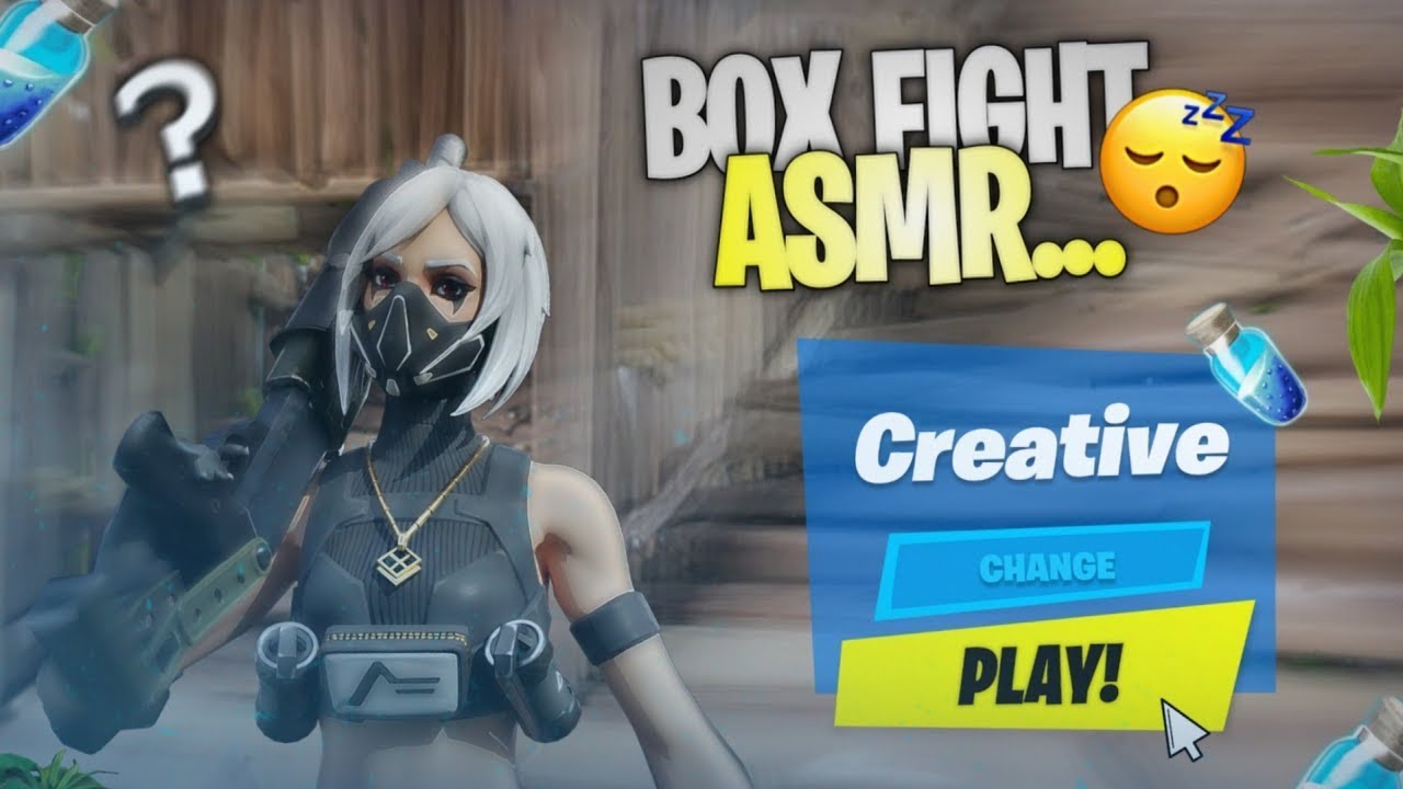 😴ASMR Fortnite Satisfying 💤 Box Fight Zone Gameplay (KBM ON CONSOLE ...