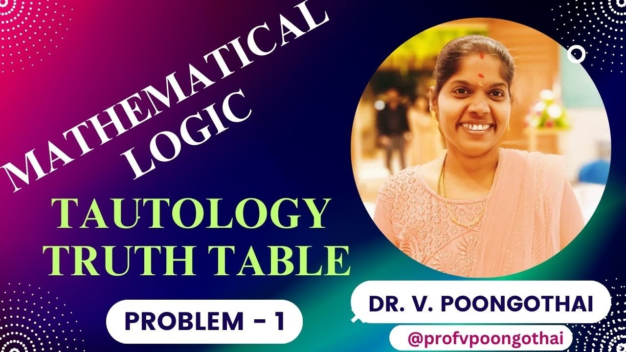 Tautology Truth Table Problems 1 -Mathematical Logic - Discrete ...