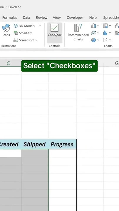 Checkboxes in Excel?! #excel #spreadsheet #corporate #microsoftexcel - YouTube