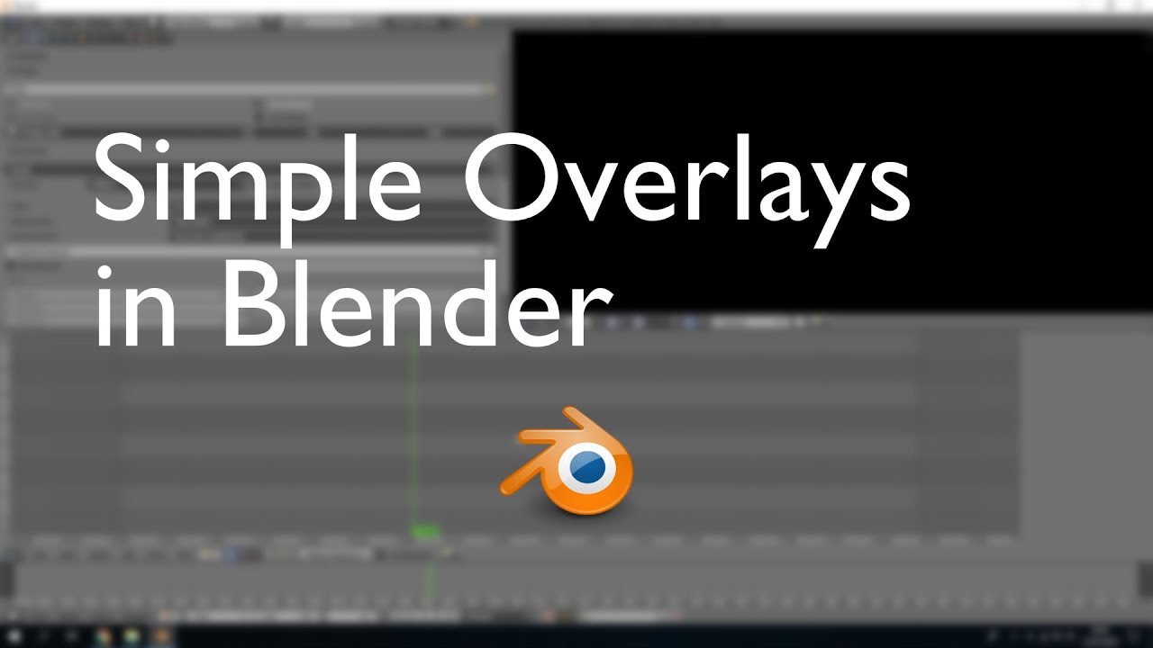 Simple Overlays in Blender - YouTube