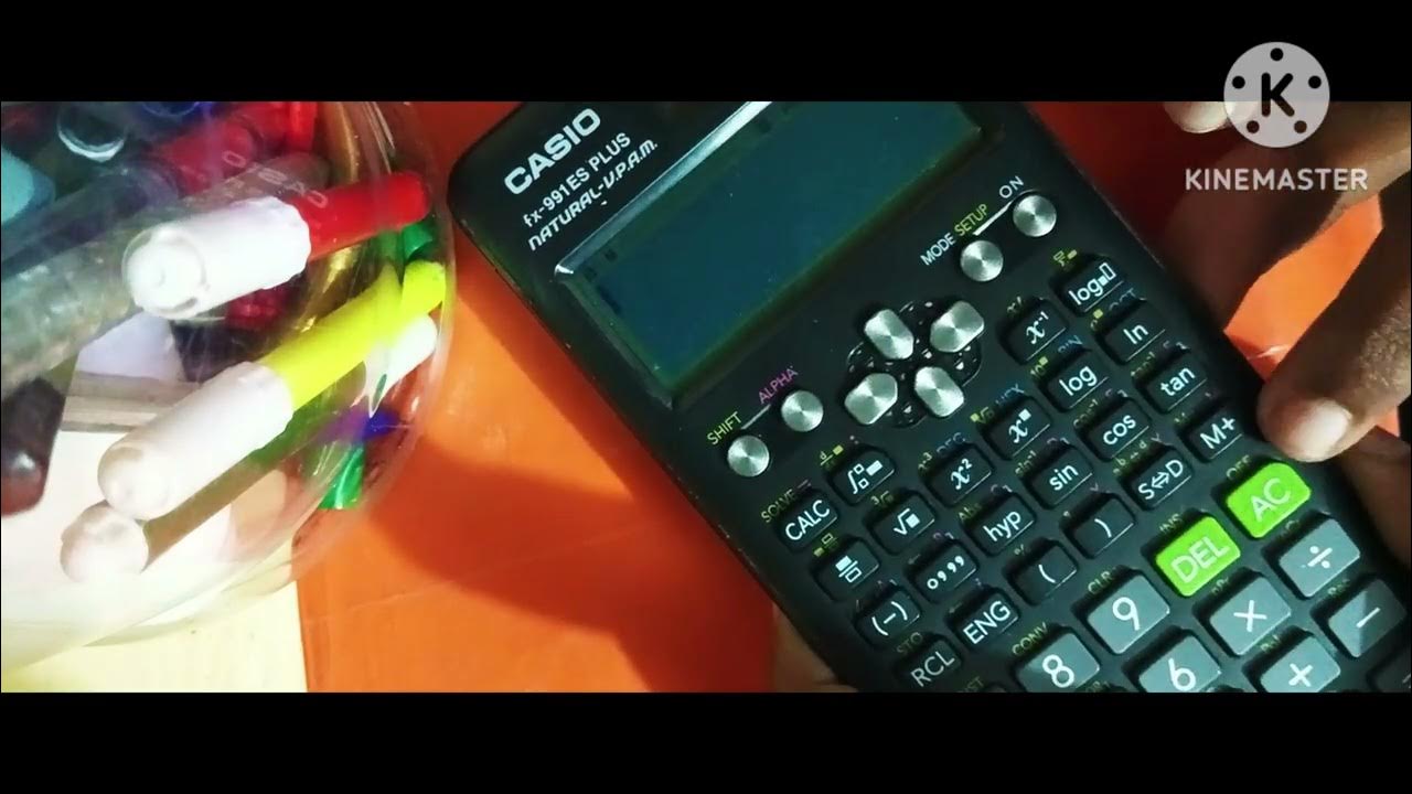 how to use calculator| Basics 1| video 1|on and off only and some ...