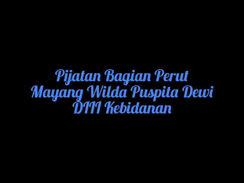 Pijatan Bagian Perut