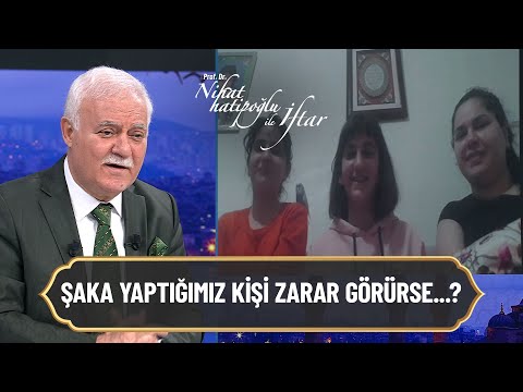 Şaka yaptığımız kişi zarar görürse günaha girer miyiz? - Nihat Hatipoğlu ile İftar 30 Nisan 2022