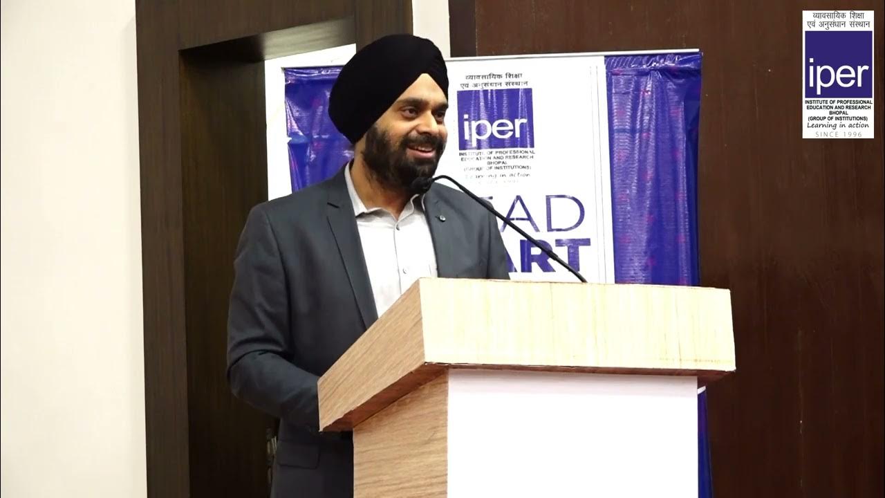 A Grand Welcome: Dr. Amarjeet Singh Khalsa Inspires IPER MBA’s 28th Batch! - YouTube