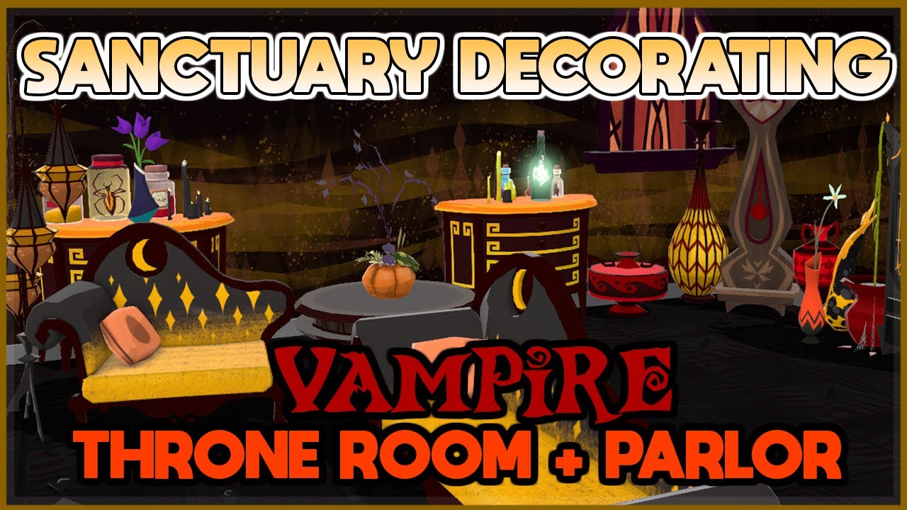 Sanctuary Decorating : Vampire Parlor & Throne Room|| Fer.al - YouTube