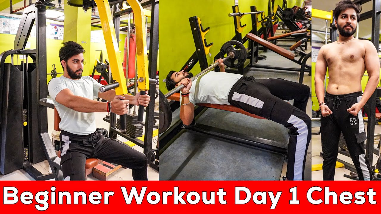 Beginner Series Day 1 Chest Workout Monday | Best Chest Workout for ...