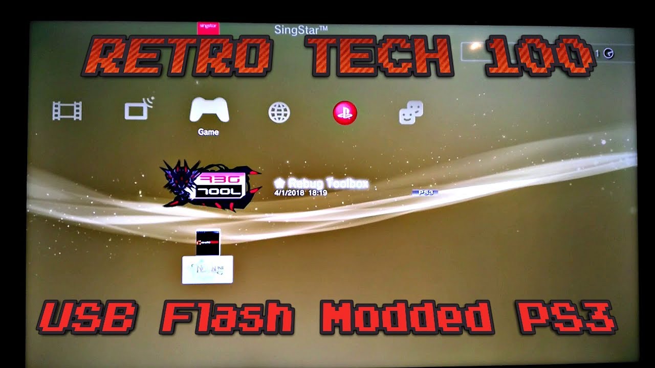 USB Flash Modded PS3 - YouTube