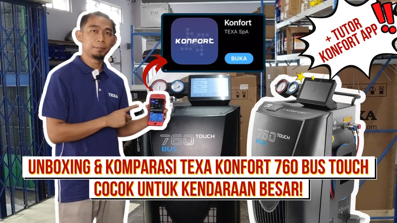 Unboxing dan Komparasi Texa Konfort 760 BUS Touch! Kendaraan Besar ...
